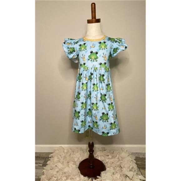 Boutique | Dresses | New In Bag Girl S Prince Charming Frog Dress With ...